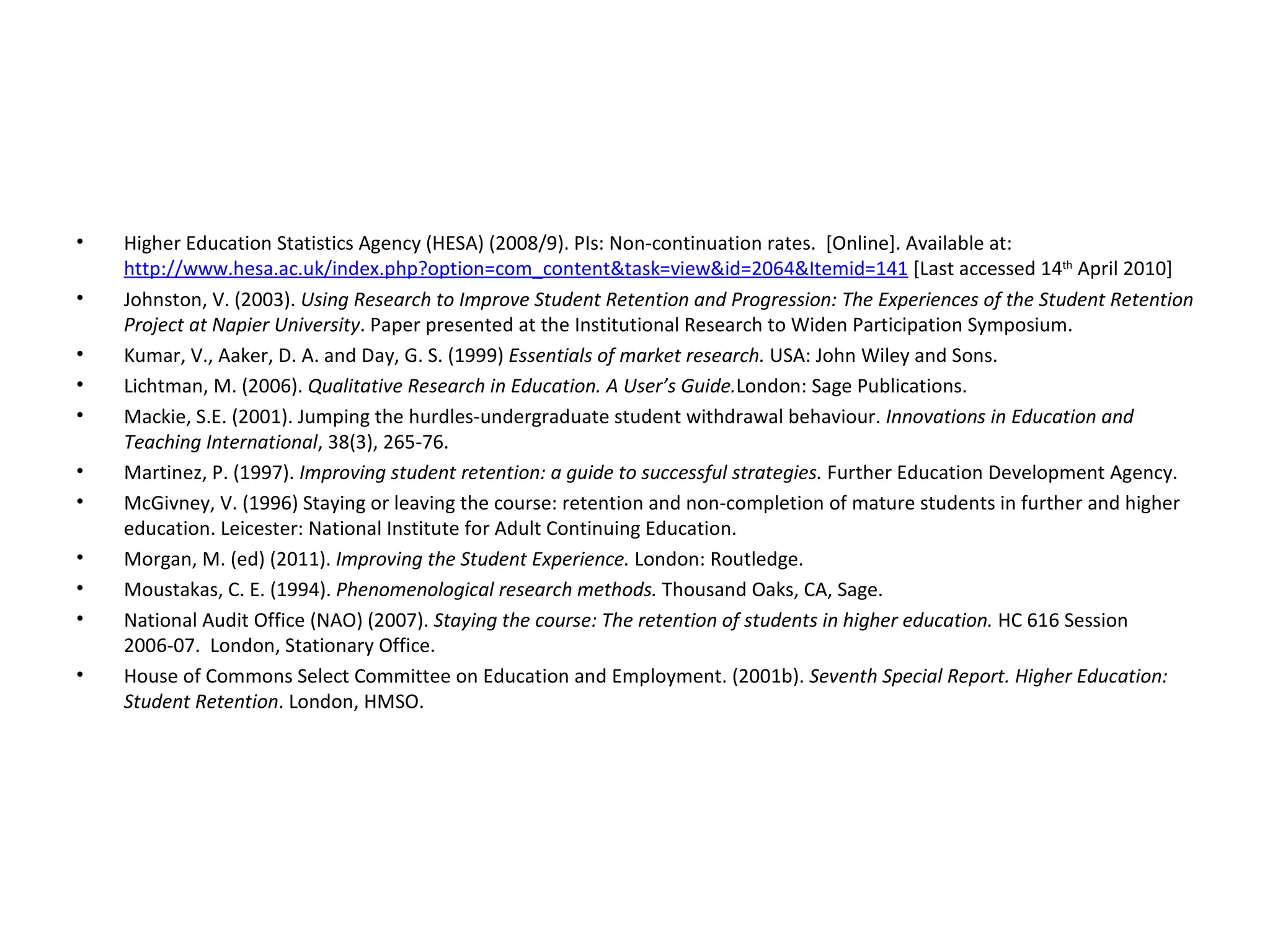 Exploring the student experience | PPT | Professional School ...