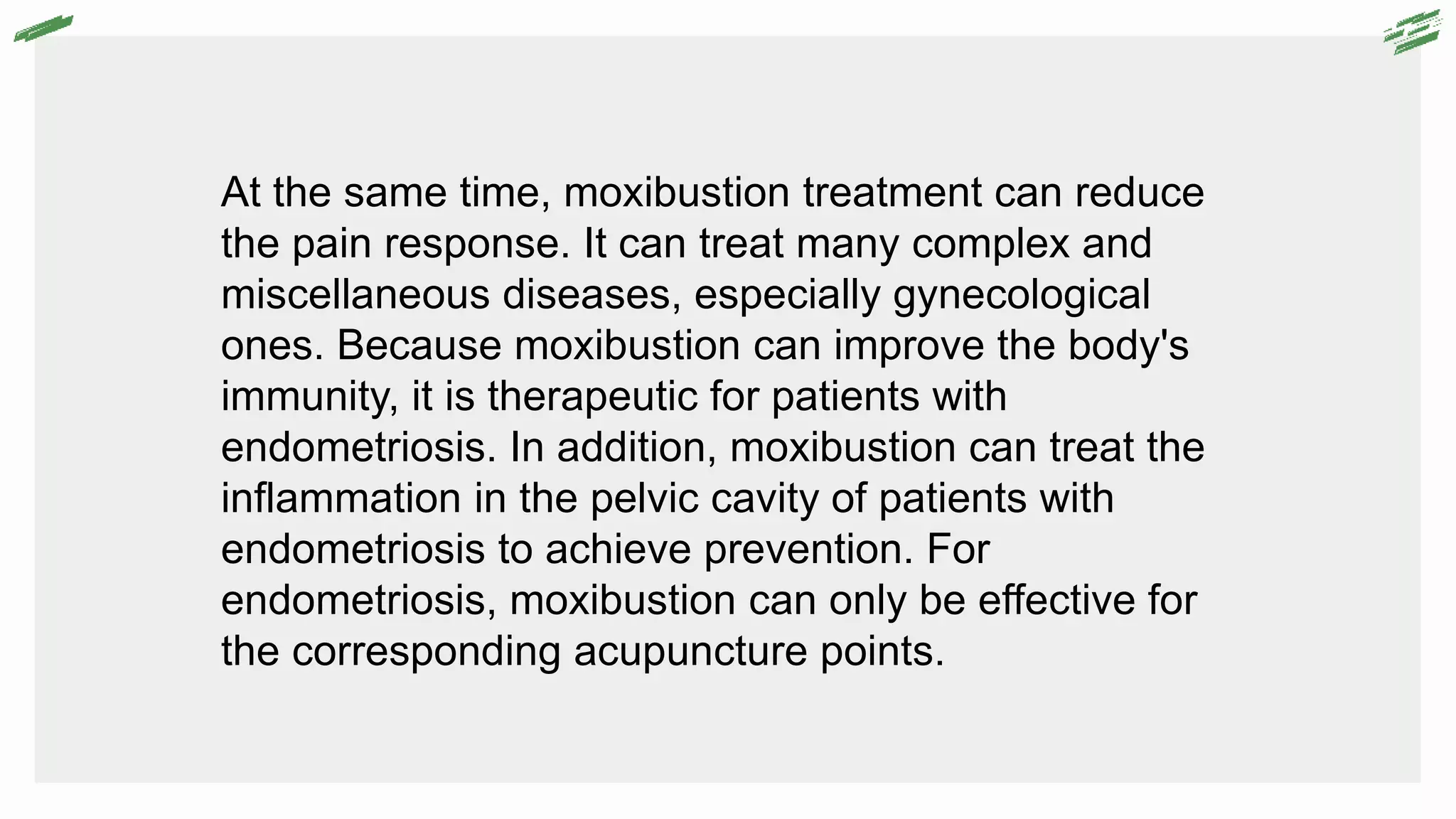 Exploring the Therapeutic Effects of Moxibustion for Endometriosis.pptx