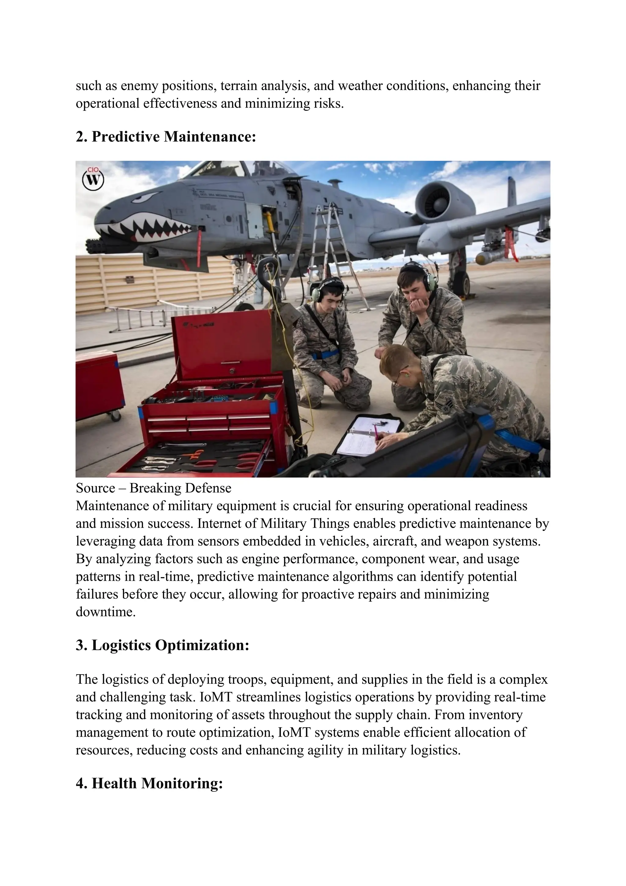 Top 15 Applications of Internet of Military Things | CIO Women Magazine ...