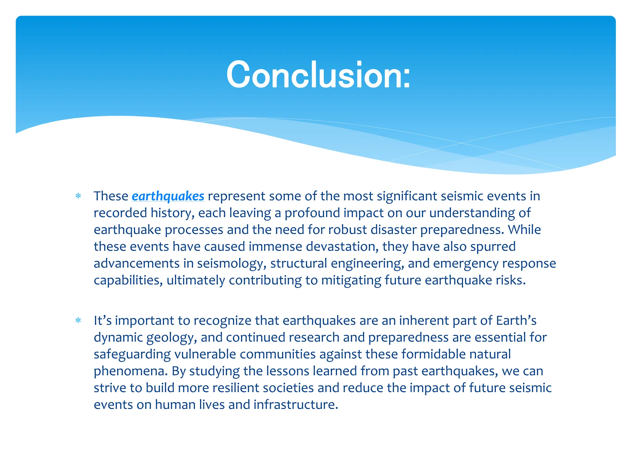 Exploring the Top Earthquakes in Recorded History.pptx
