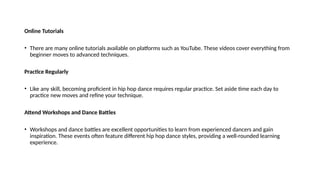 Exploring the Types of Hip Hop Dance Styles | PPTX