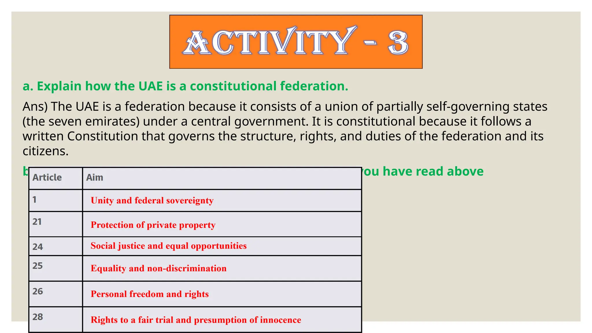 Exploring the UAE Constitution and Understanding the Government System ...