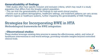 Exploring the Use of Real-World Evidence in Health Technology ...