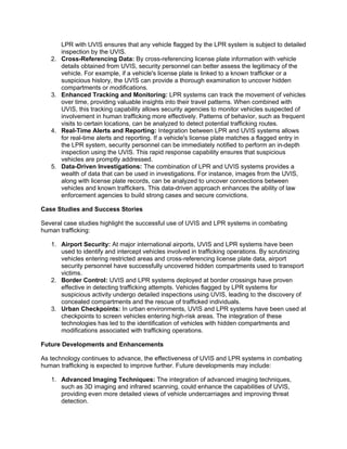 Exploring the Use of Under Vehicle Inspection Systems in Combating ...
