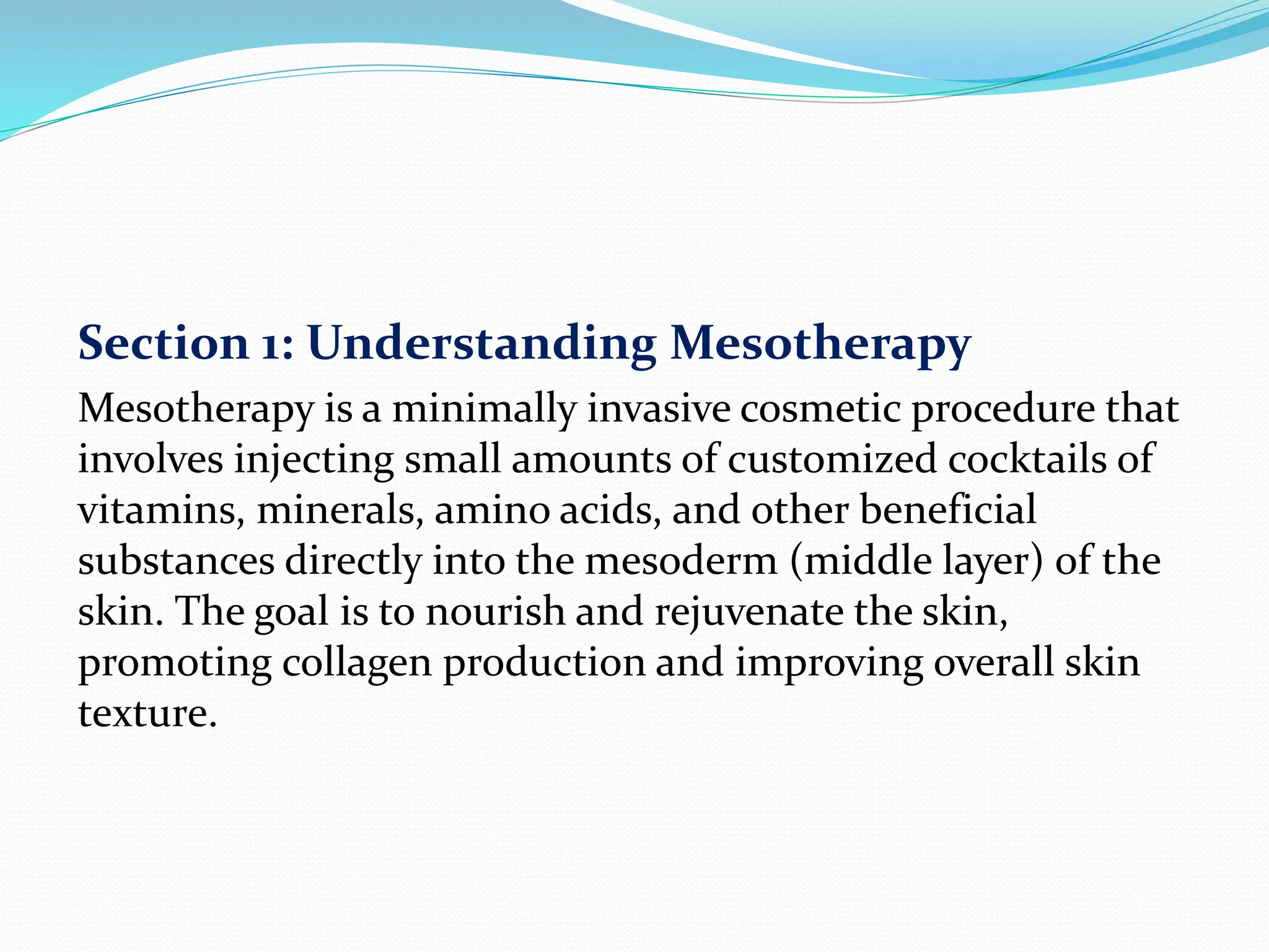 Exploring the Wonders of Mesotherapy Treatment.pptx