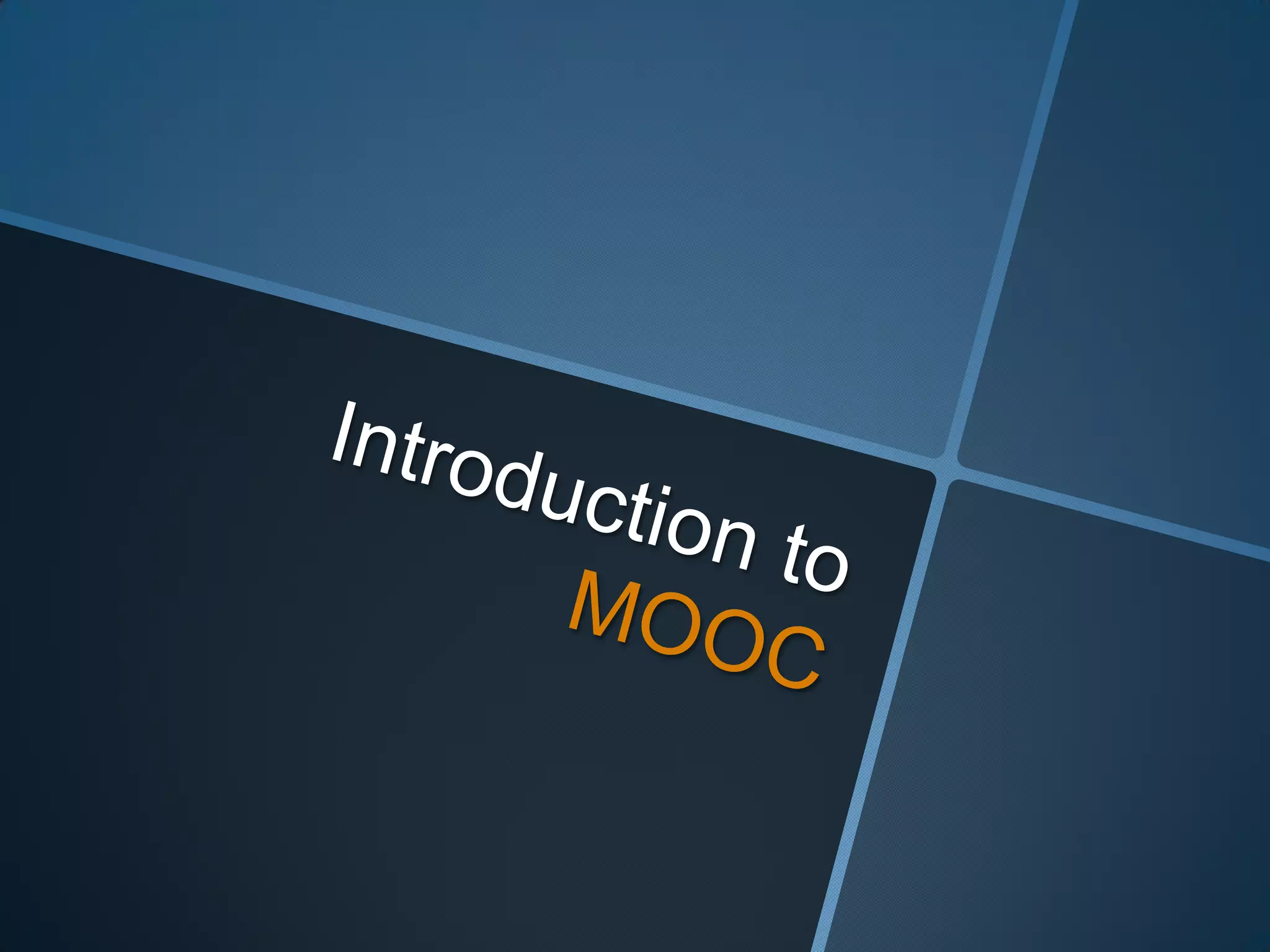Exploring the World Classroom: MOOC | PPT