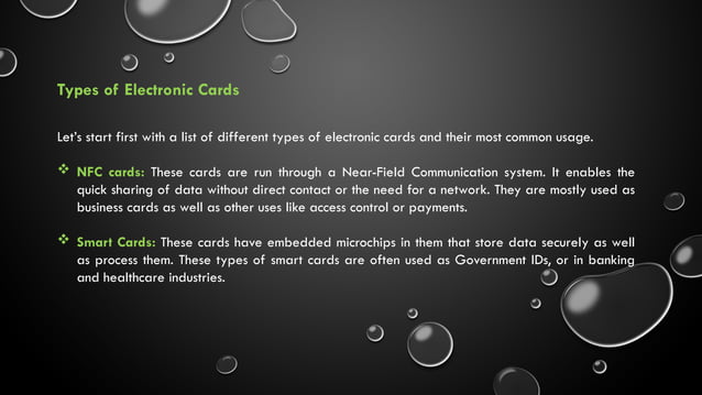 Exploring the World of Electronic Cards: Types, Uses, and Benefits | PPTX