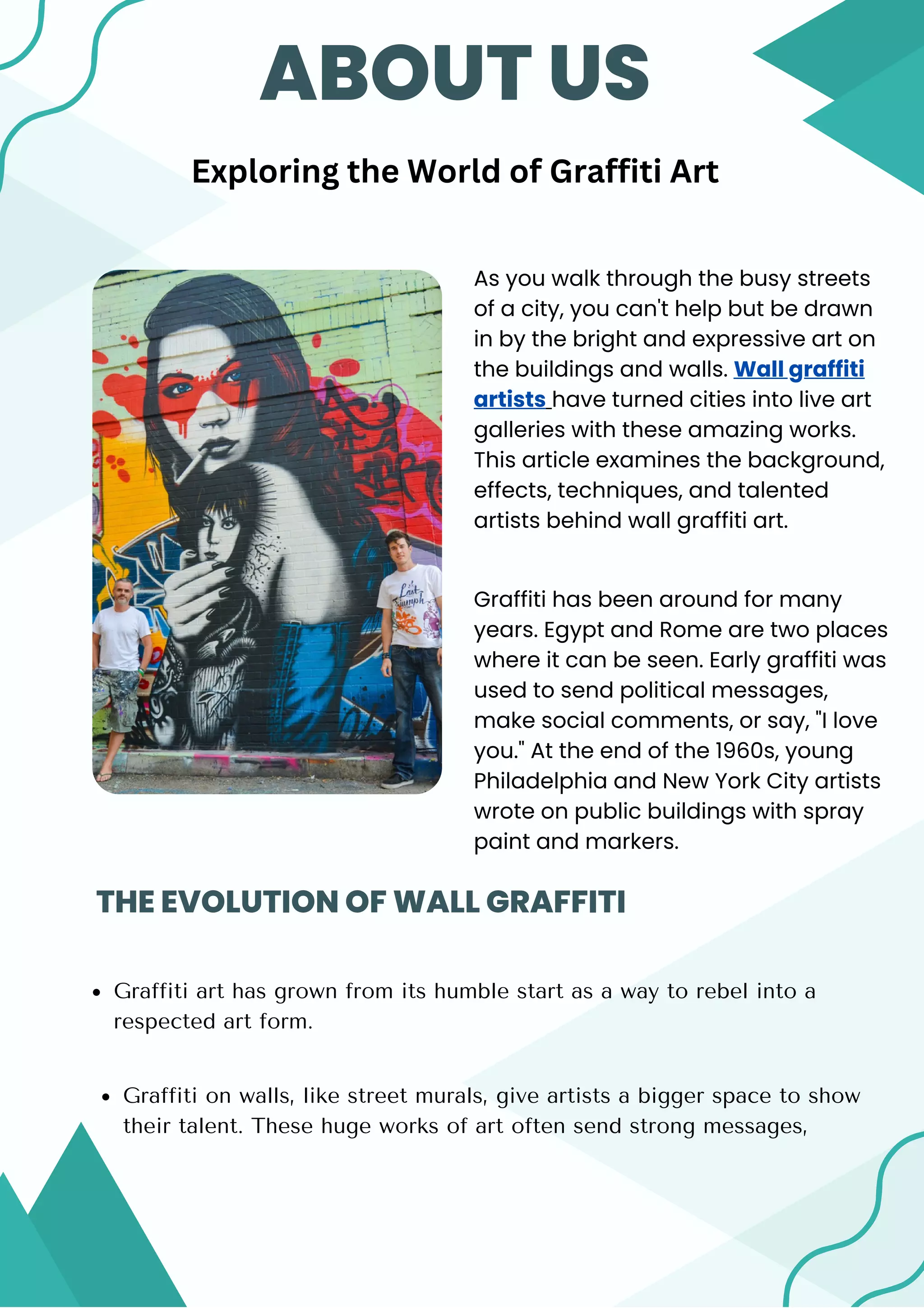 Exploring the World of Graffiti Art | PDF