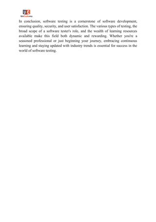 Exploring the World of Software Testing.pdf