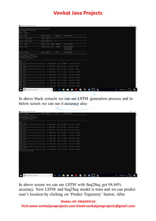 Exploring trajectory prediction through machine learning methods | DOCX