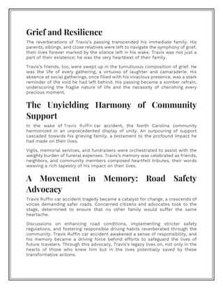 Exploring Travis Ruffin's Tragic Car Accident and Legacy | PDF