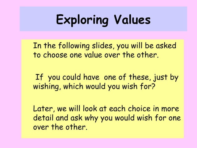 exploring_values in education for students today | PPT