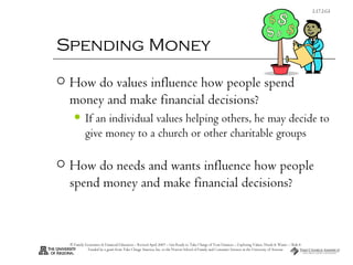 Exploring Needs and Wants | PPT