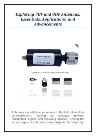 Exploring VHF and UHF Antennas: Essentials, Applications, and ...
