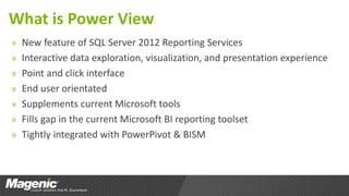 Exploring, visualizing and presenting data with power view | PDF
