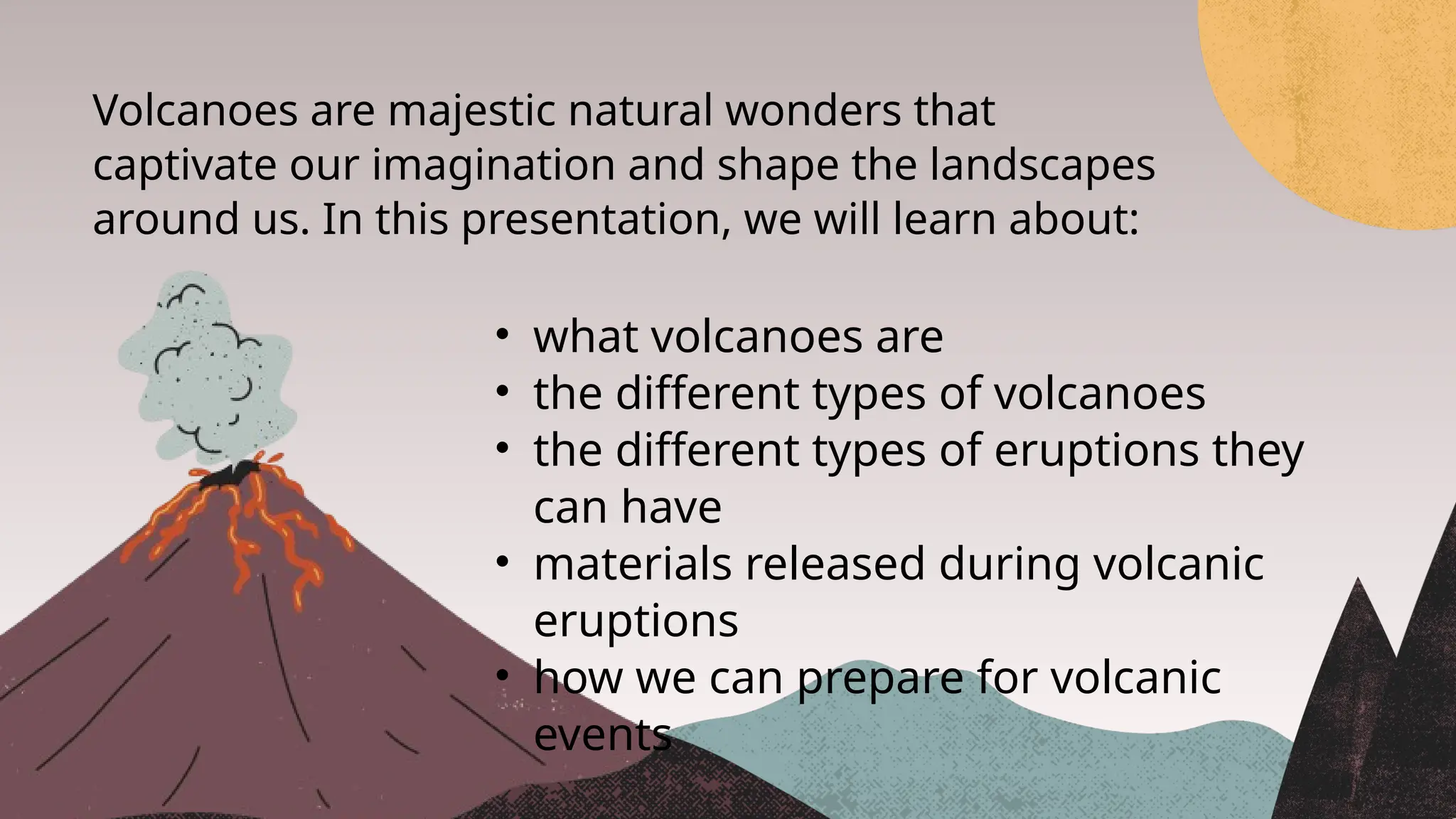Exploring Volcanoes Earth Science Education Presentation Organic Semi ...