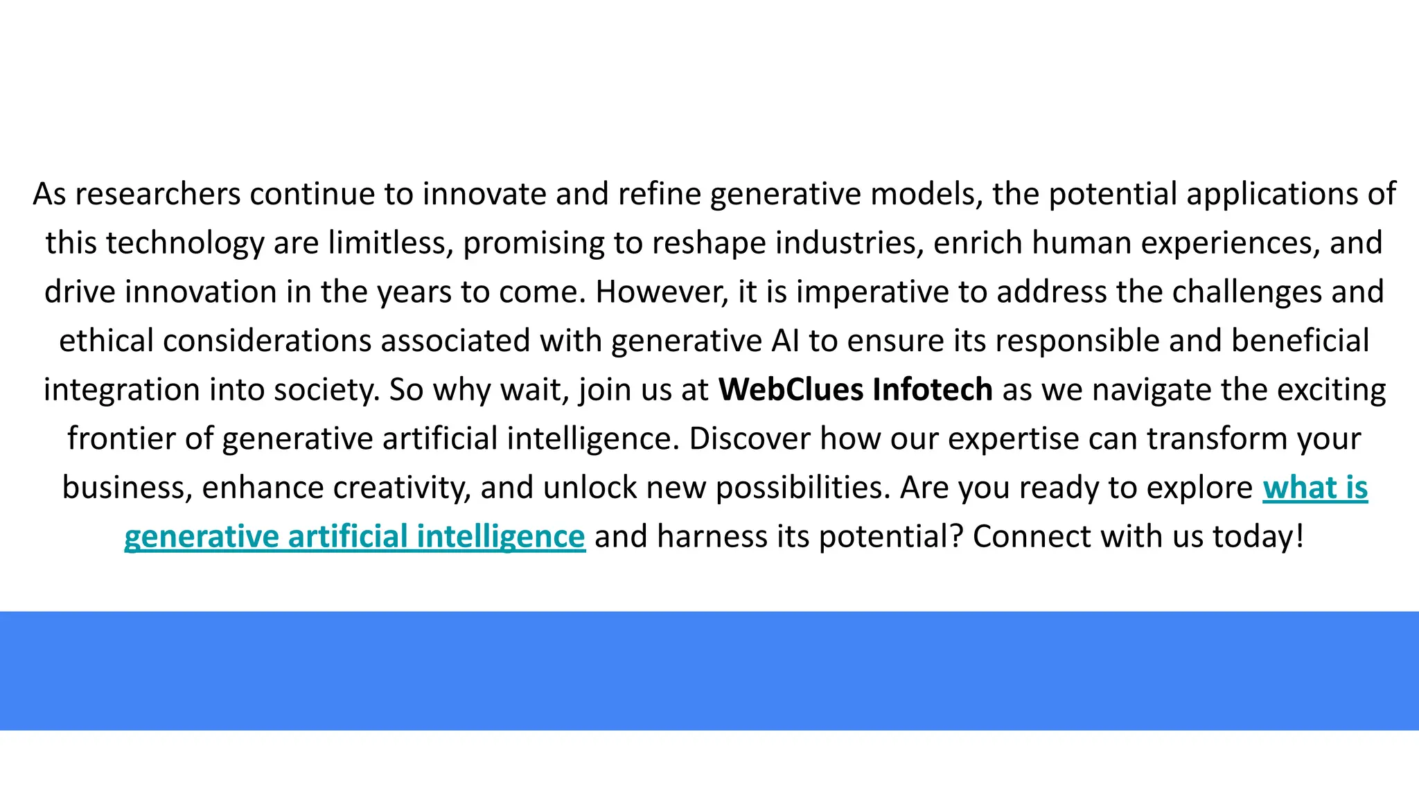 Exploring What Is Generative Artificial Intelligence Key Concepts And Applicationspdf
