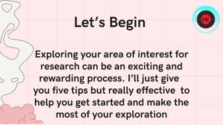 EXPLORING YOUR AREA OF INTEREST FOR RESEARCH.pdf