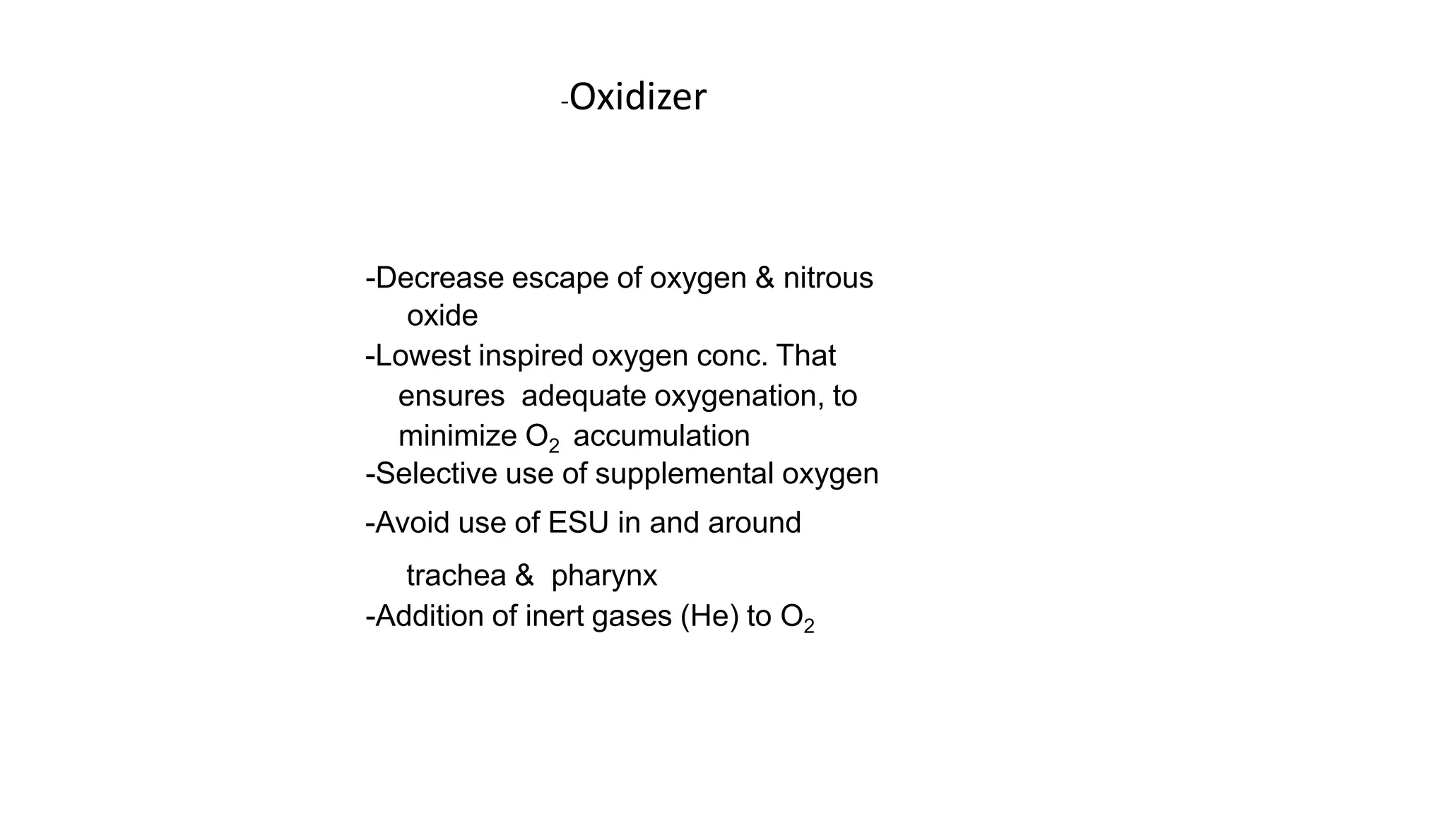 Explosion & fire safety in operation theatre | PPT