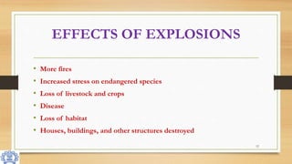 Explosions(Type of Disaster) | PPTX