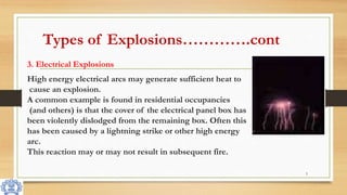 Explosions(Type of Disaster) | PPTX