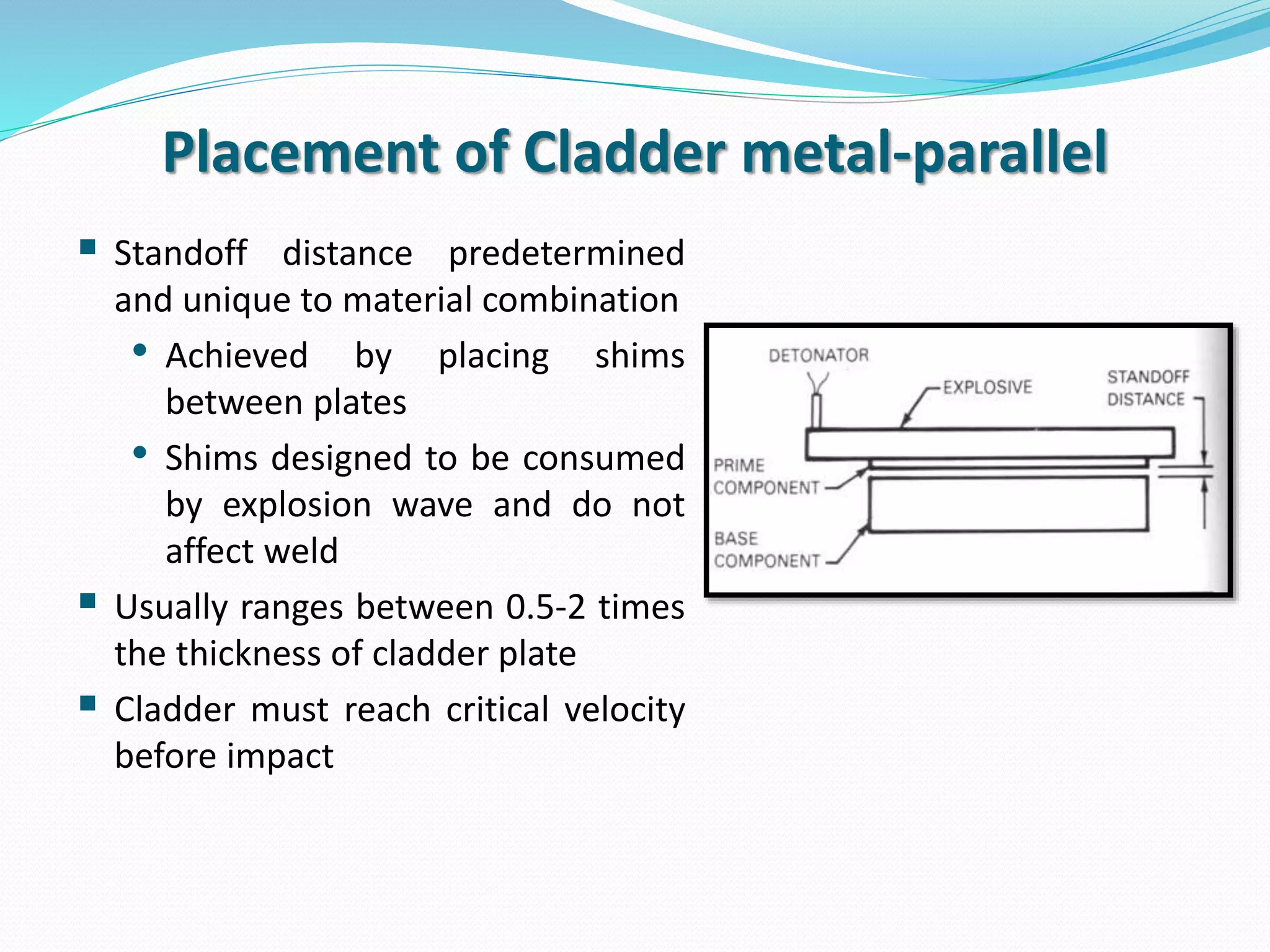 Explosion welding : A Solid State Welding Process | PPTX