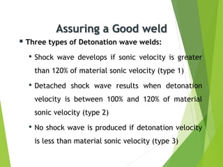 Explosionwelding | PPTX
