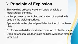Explosion welding | PPTX