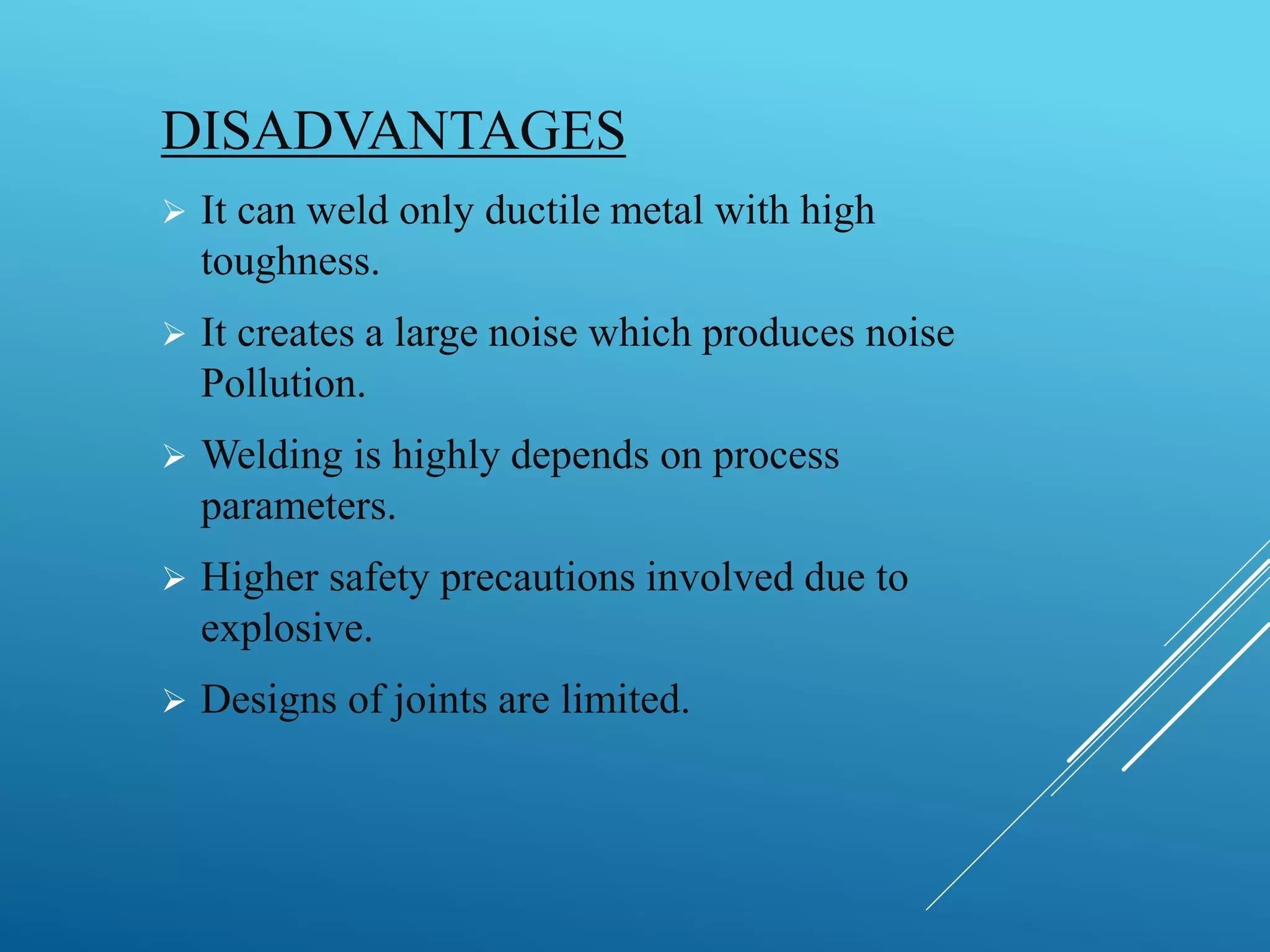 Explosion welding | PPTX