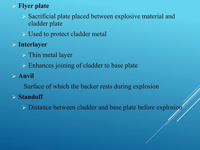 Explosion welding | PPT