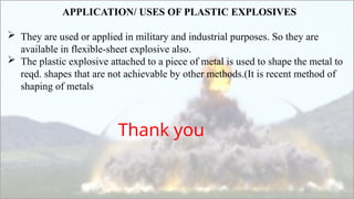 Explosives presentation slides with functions and all | PPTX