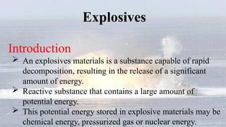 Explosives presentation slides with functions and all | PPTX