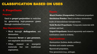 Explosive. It's classification based on various parameters, IEDs ...