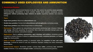 Explosive. It's classification based on various parameters, IEDs ...