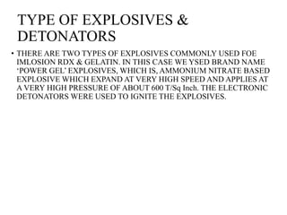 Explosive demolition | PPTX