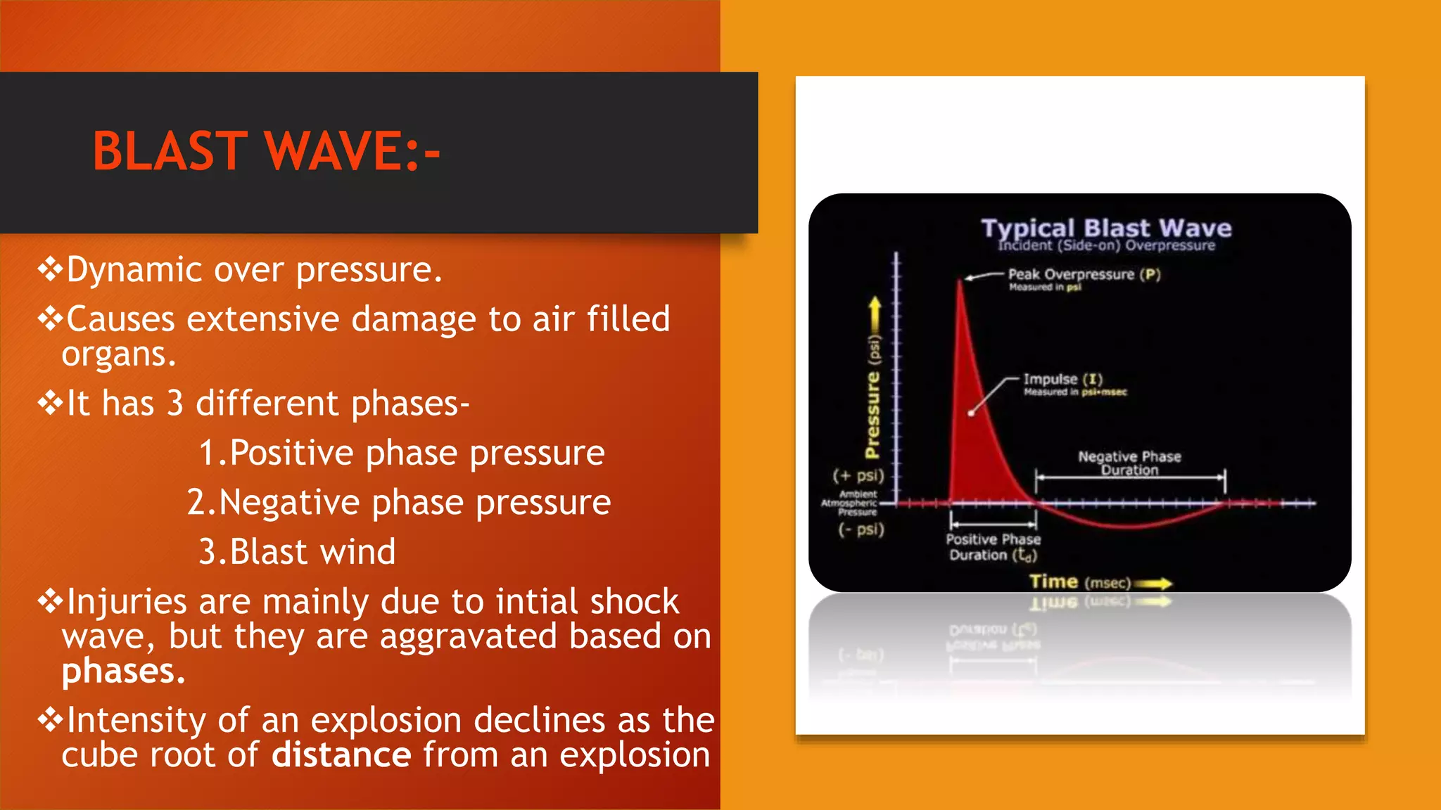 Explosive injuries ppt by himasri reddy | PPTX