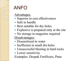 Explosives and accesories | PPT