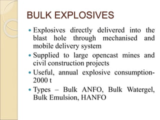 Explosives and accesories | PPT