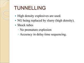 Explosives and accesories | PPT