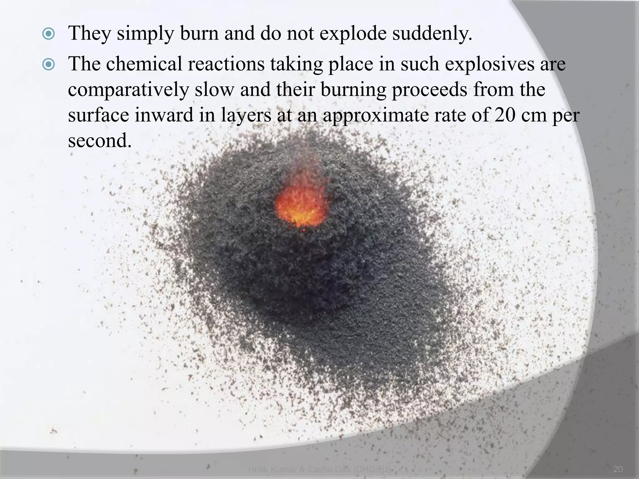 Explosives and its classification | PDF