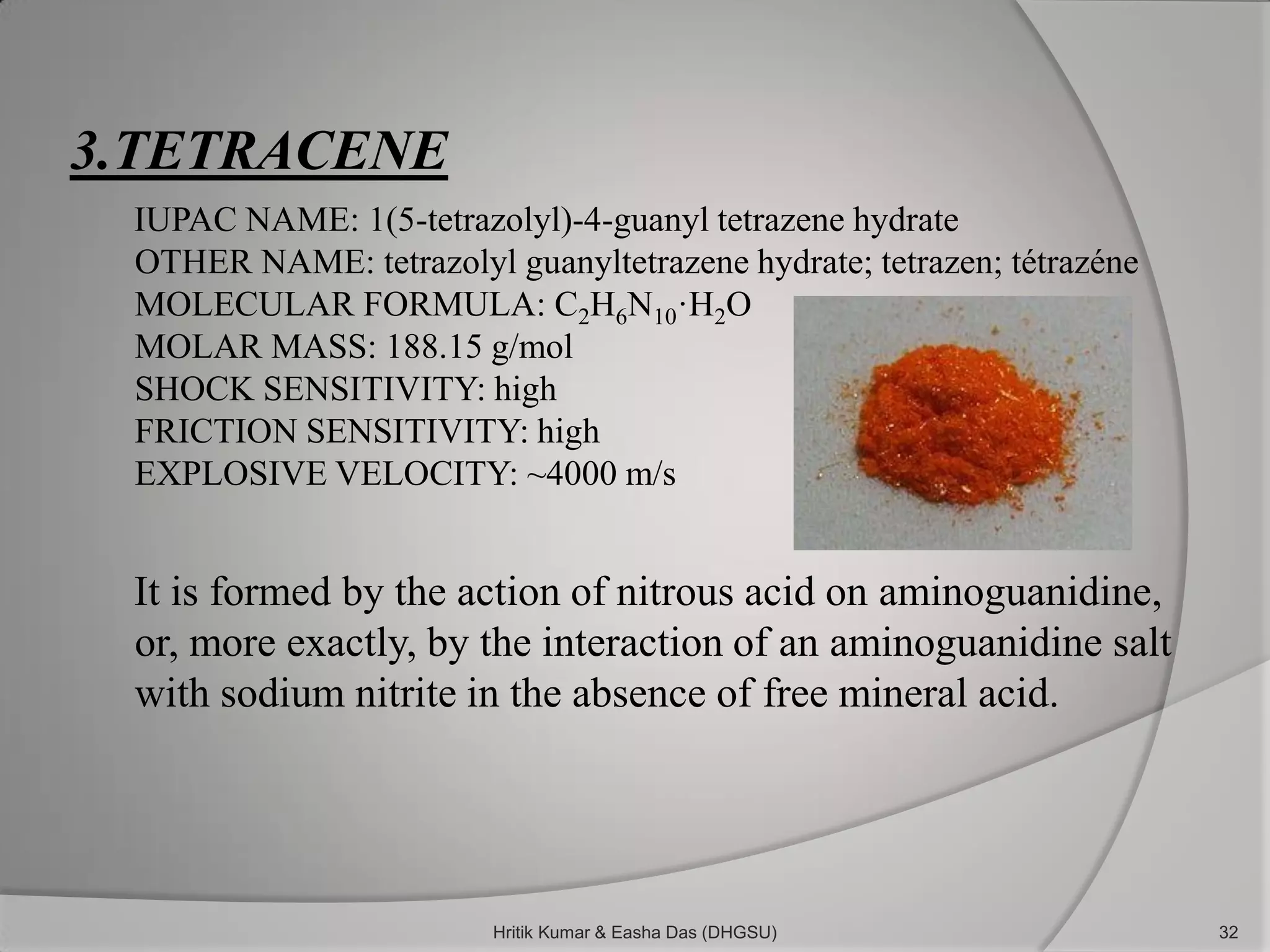 Explosives and its classification | PDF