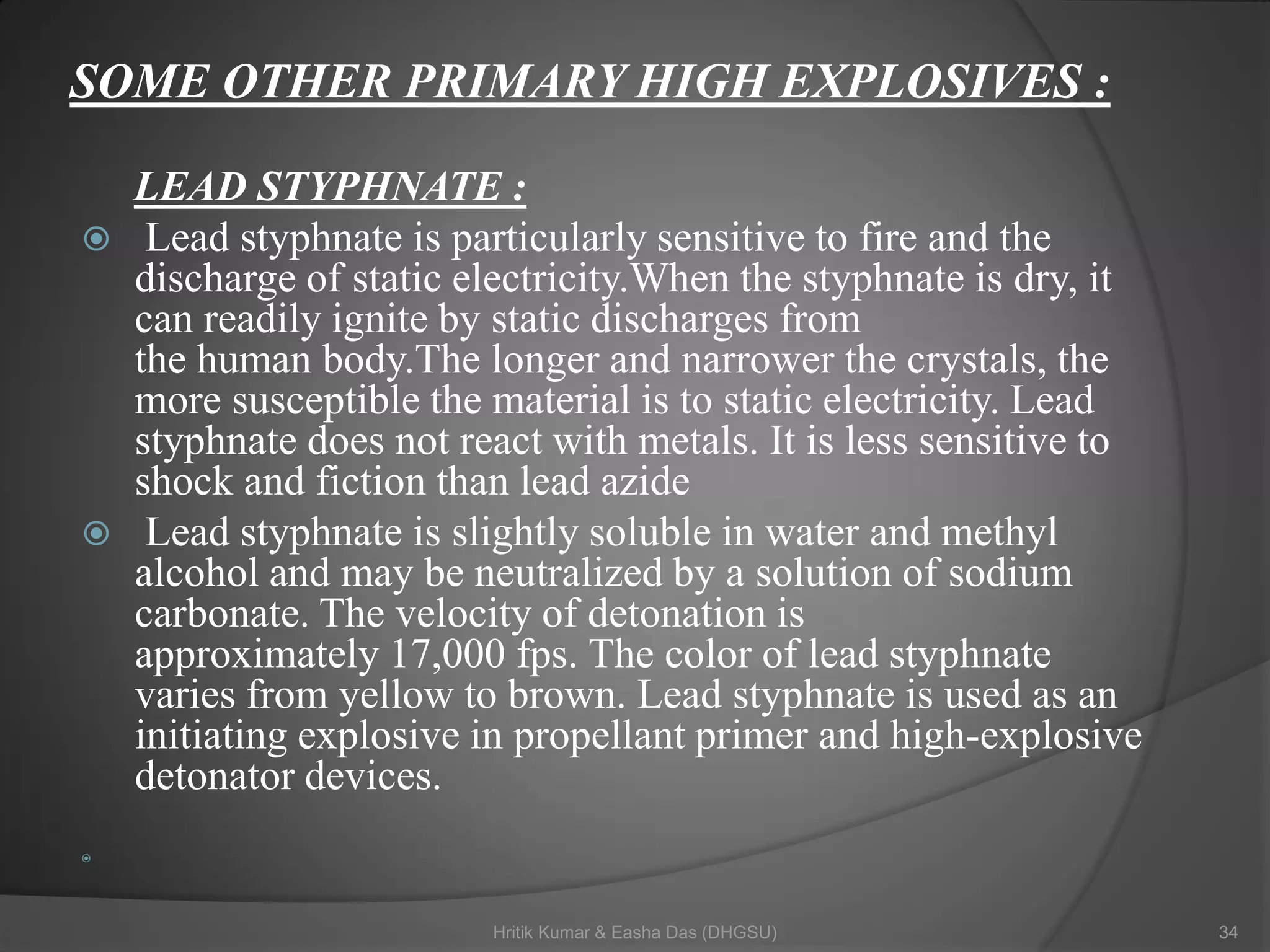 Explosives and its classification | PDF