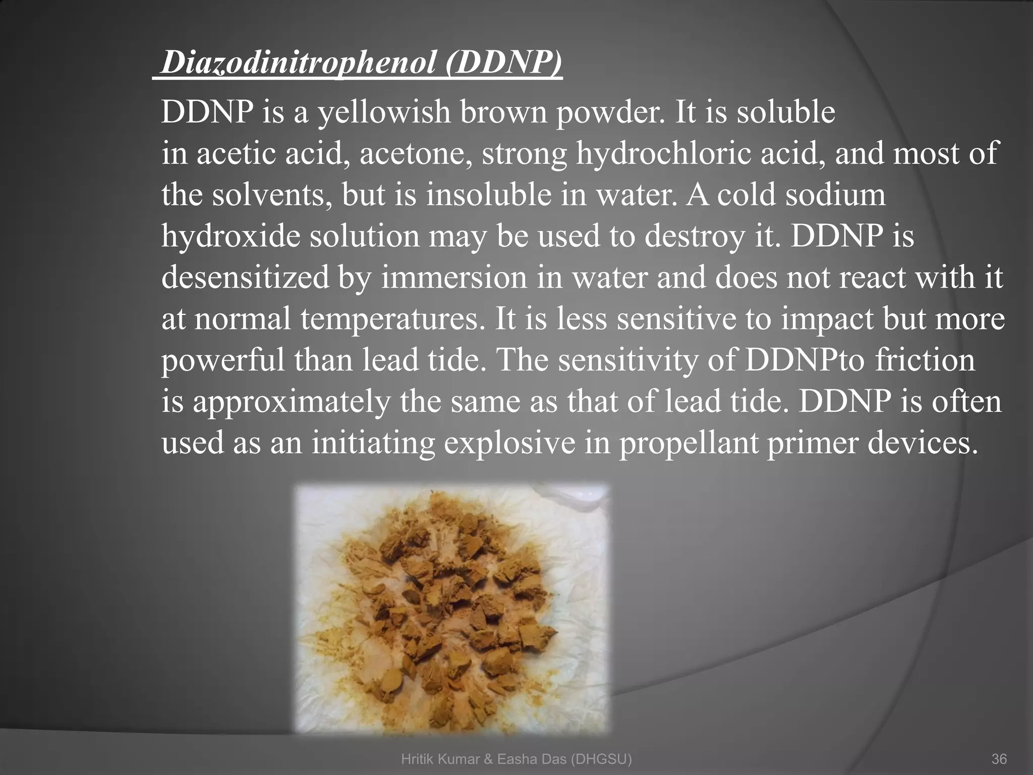 Explosives and its classification | PDF