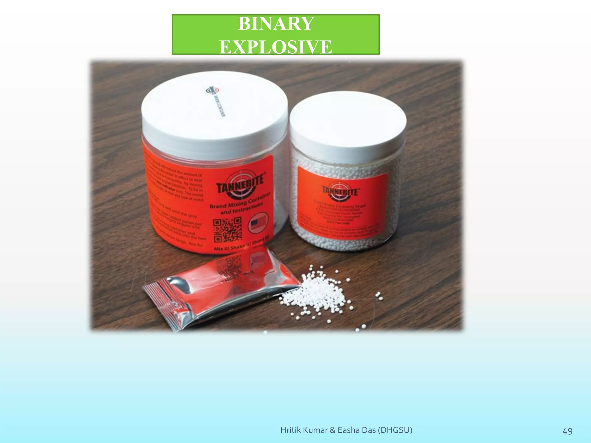 Explosives and its classification | PDF