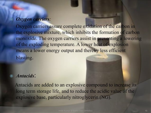 Explosives and its classification | PDF