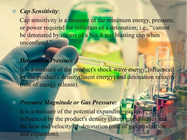 Explosives and its classification | PDF