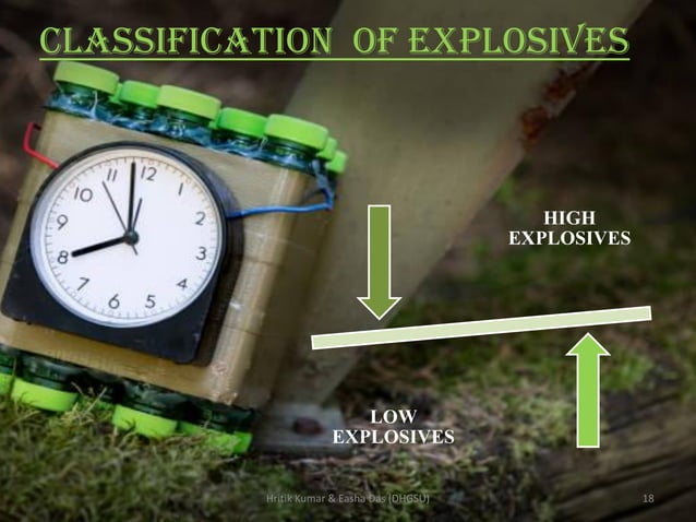 Explosives and its classification | PDF