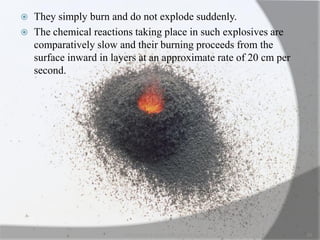 Explosives and its classification | PDF