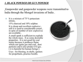 Explosives and its classification | PDF