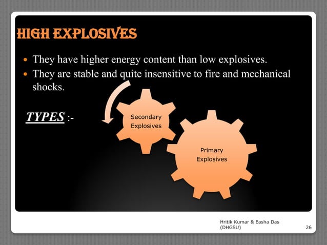 Explosives and its classification | PDF